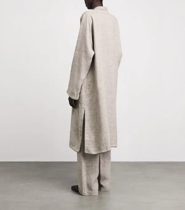 Eskandar Linen-blend Bakhtiari Cardigan