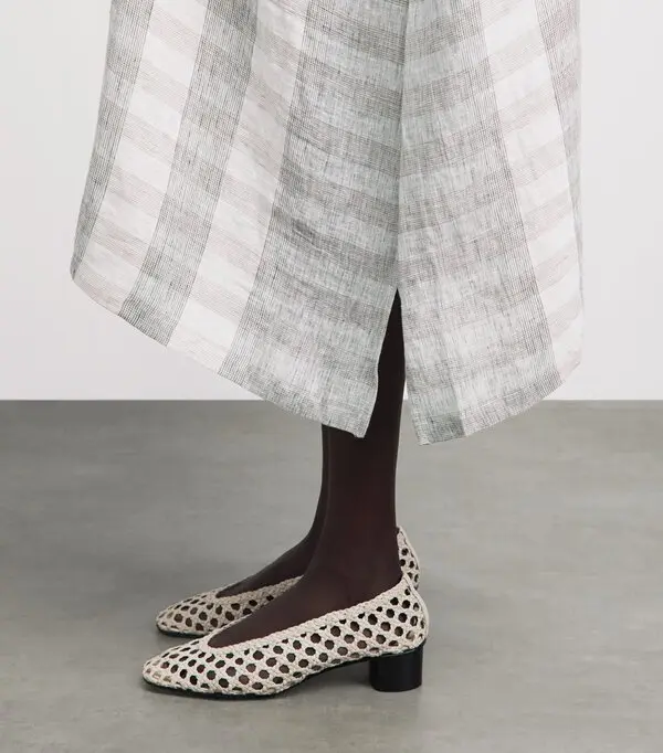 Eskandar Linen A-line Shirt Dress