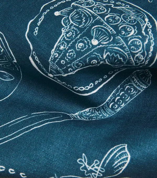 ALEMAIS Alémais Lucky Printed Linen Mini Skirt