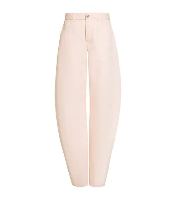 Alaïa Round Jeans - Pink