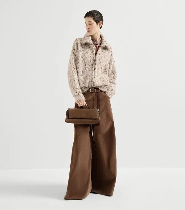 Brunello Cucinelli Silk-blend Shirt - Brown