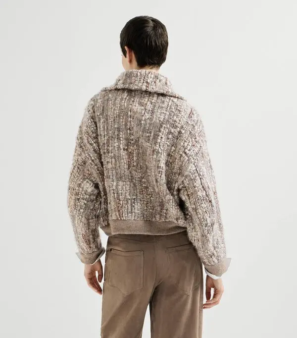 Brunello Cucinelli Mohair-blend Sequined Cardigan