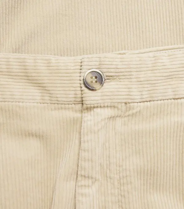 Barena Venezia Corduroy Straight Leg Trousers - Ivory
