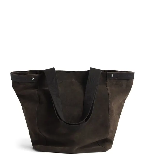 NN.07 Suede Tote Bag - Brown