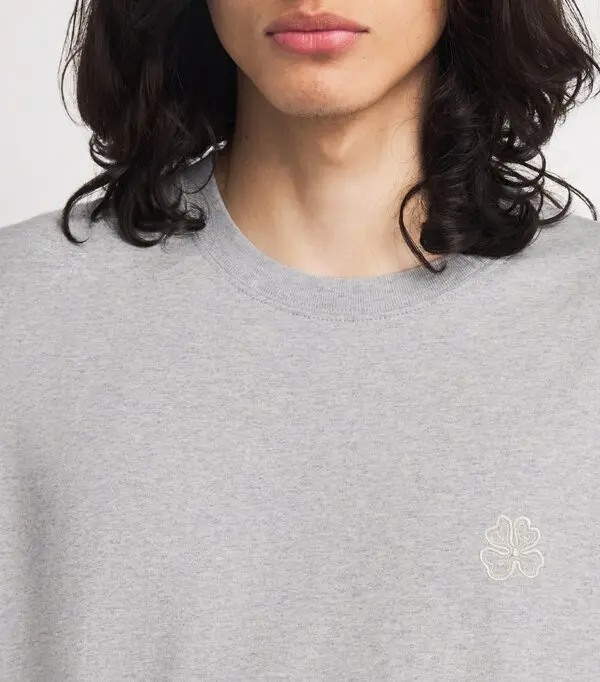 NN.07 Organic Cotton Jett Logo T-shirt - Grey