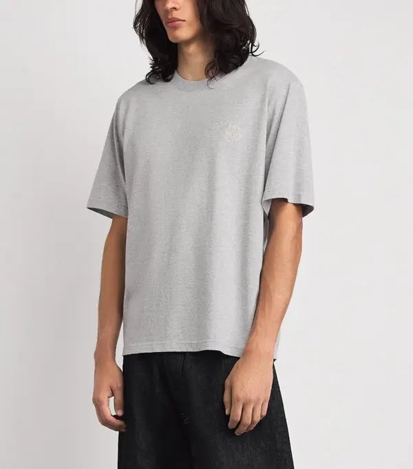 NN.07 Organic Cotton Jett Logo T-shirt - Grey