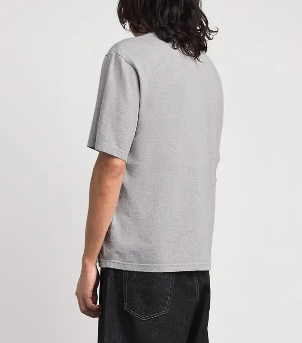 NN.07 Organic Cotton Jett Logo T-shirt - Grey