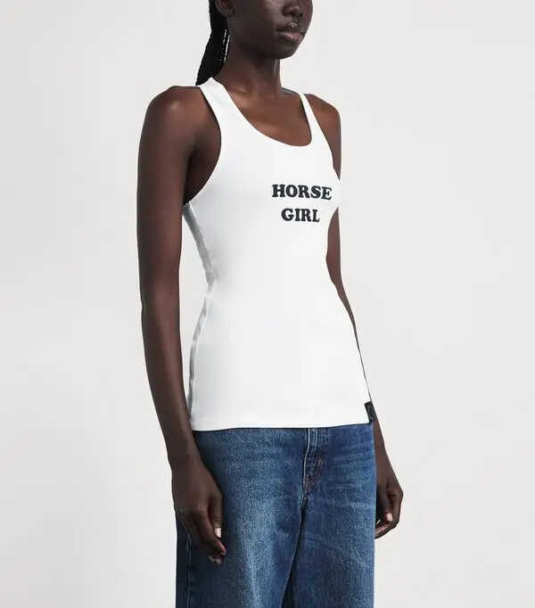 Stella McCartney Horse Girl Tank Top