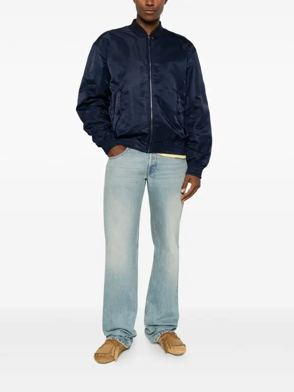 Valentino Garavani Vgold Nylon Bomber Jacket