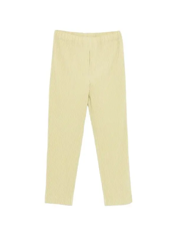 Issey Miyake Pleated Trousers - Green