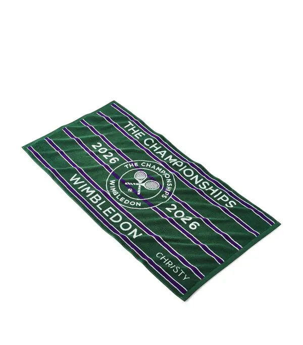 CHRISTY X Wimbledon Championship 2026 Bath Towel - Green