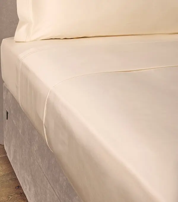 Harrods Brompton Ii King Flat Sheet - Ivory
