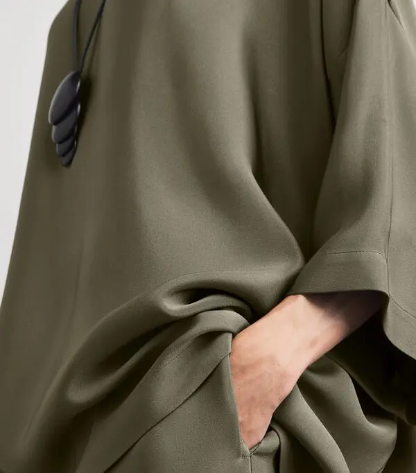 Eskandar Silk Boatneck Tunic