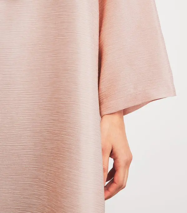 Eskandar Silk Plissé Midi Dress
