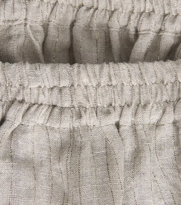 Eskandar Linen-blend Wide Leg Trousers - Neutral