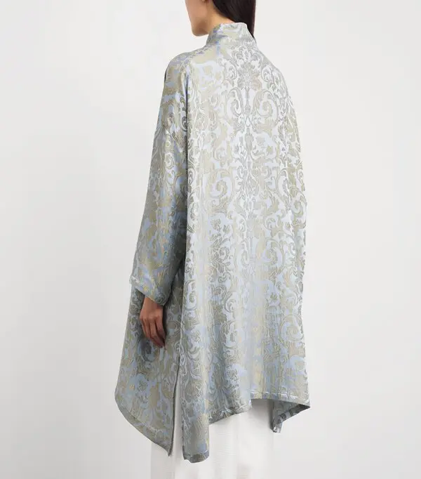Eskandar Jacquard Wide A-line Shirt