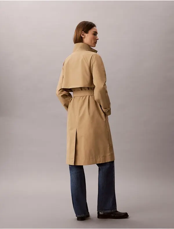 Calvin Klein Tech Long Trench Coat