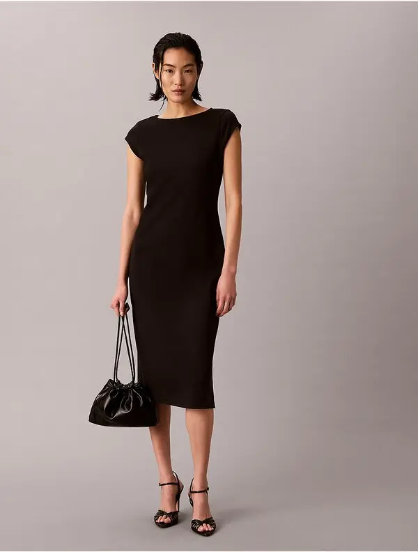 Calvin Klein Ponte Midi Dress