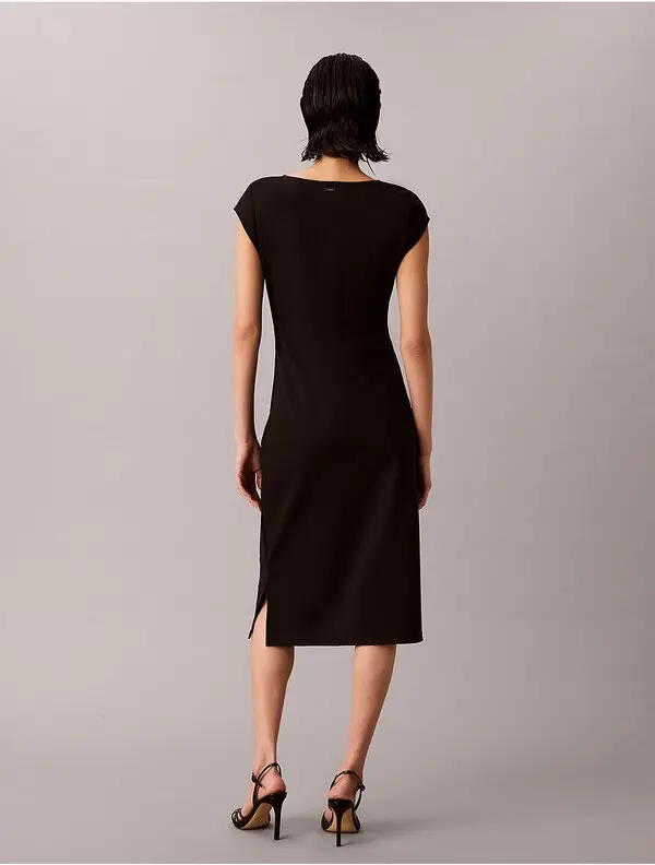 Calvin Klein Ponte Midi Dress