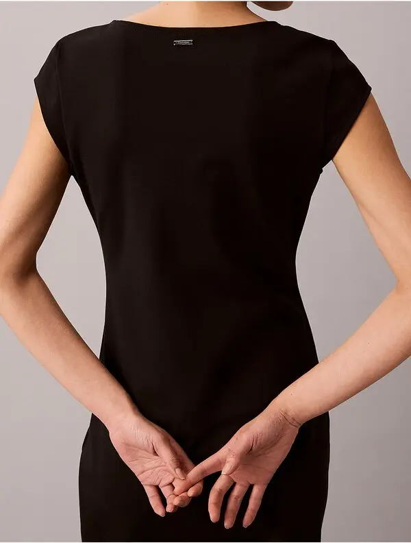 Calvin Klein Ponte Midi Dress