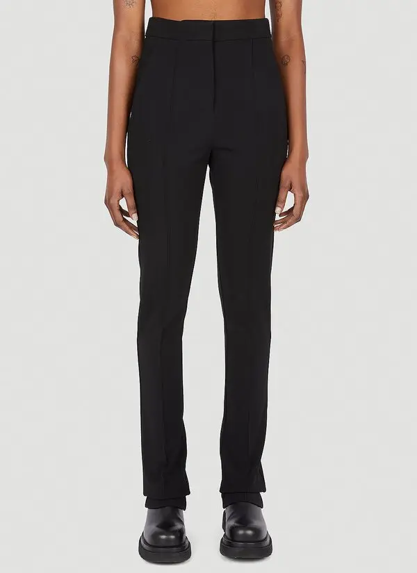 Max Mara High Waist Stretch-jersey Pants - Black
