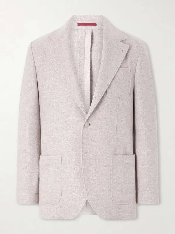 Brunello Cucinelli Cashmere Blazer - Beige