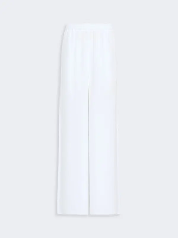 Max Mara Relaxed-fit Heavy Silk Wide-leg Trousers