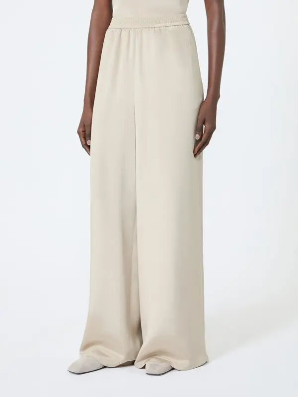 Max Mara Relaxed-fit Heavy Silk Trousers