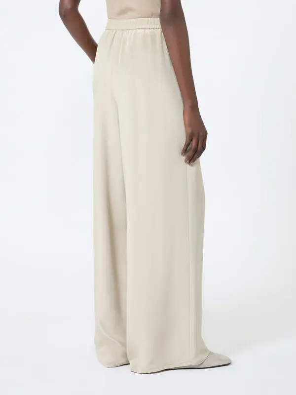 Max Mara Relaxed-fit Heavy Silk Trousers