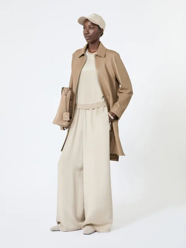 Max Mara Relaxed-fit Heavy Silk Trousers