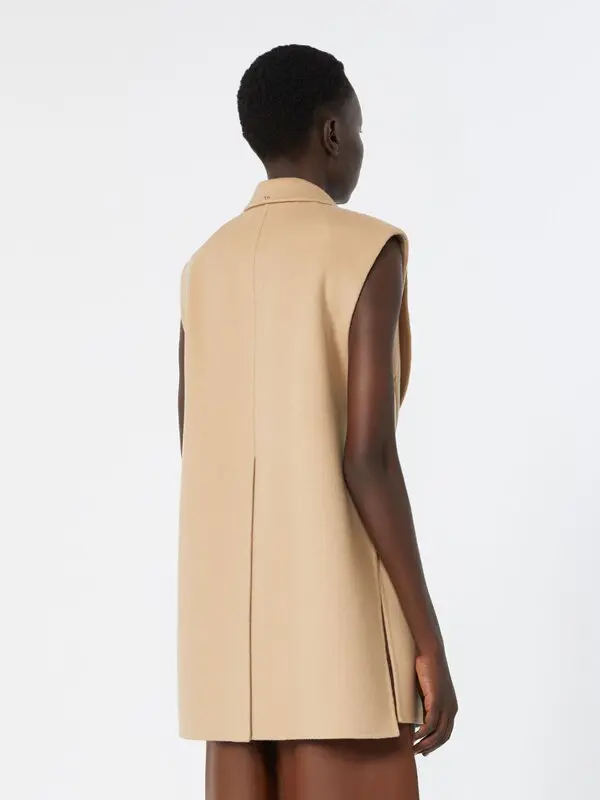 Max Mara Sleeveless Wool Blazer