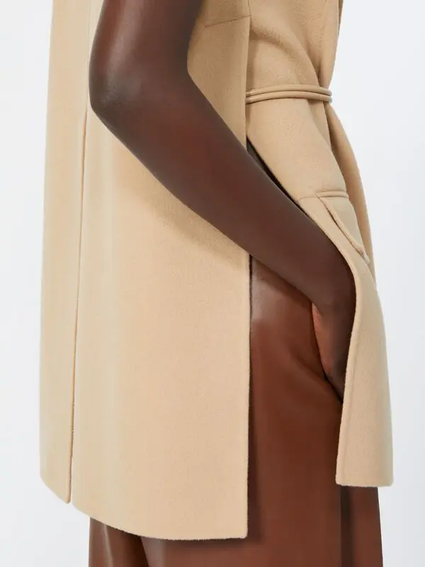 Max Mara Sleeveless Wool Blazer