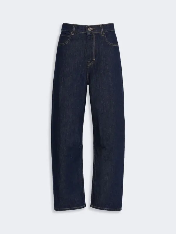 Max Mara Barrel-leg Denim Jeans - Navy