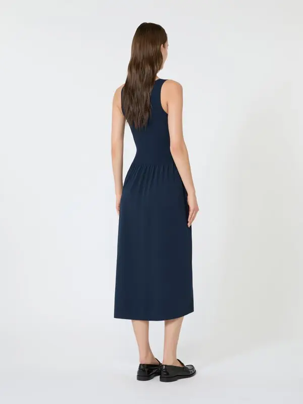 Max Mara Long Viscose Yarn Dress