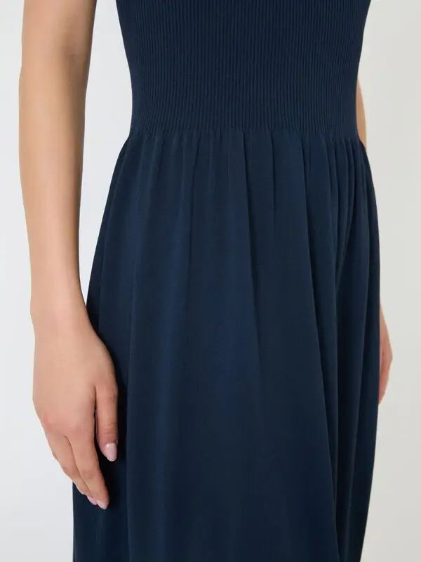 Max Mara Long Viscose Yarn Dress