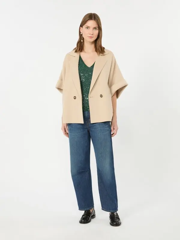 Max Mara Sleeveless Sequin Sweater
