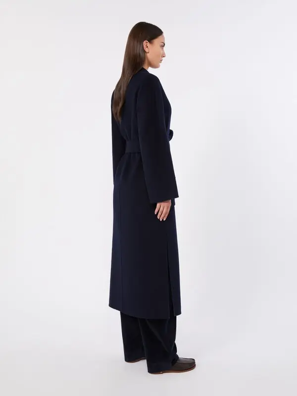 Max Mara Reversible Wool Drape Coat