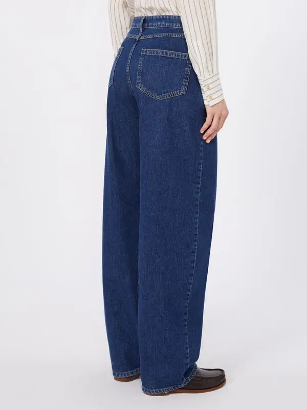 Max Mara Barrel-leg Denim Trousers