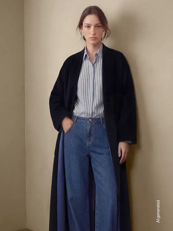 Max Mara Barrel-leg Denim Trousers