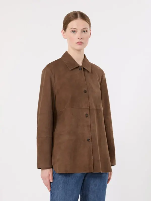 Max Mara Suede Shirt Jacket