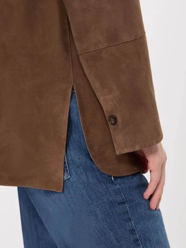 Max Mara Suede Shirt Jacket