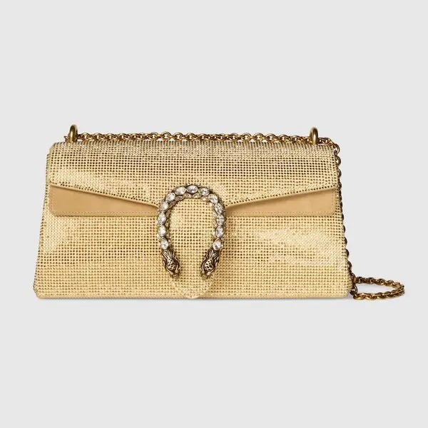 Gucci Dionysus Crystal Medium Shoulder Bag