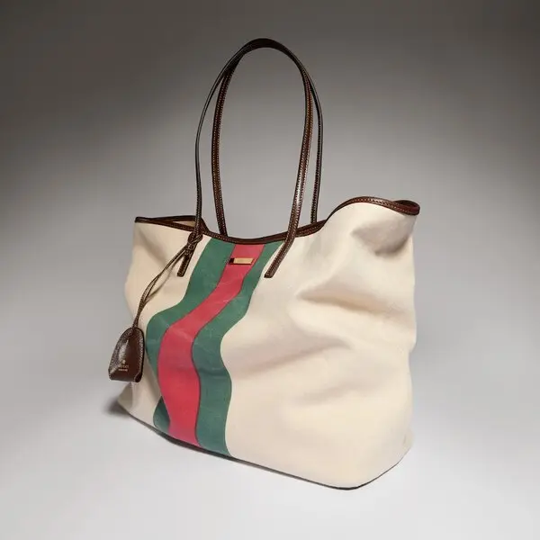 Gucci Tribeca Large Tote Bag With Charm
