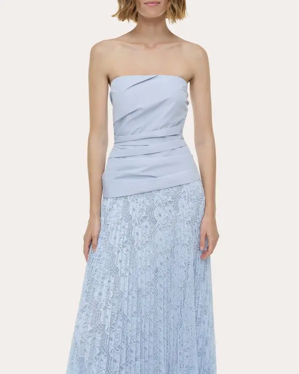 Simkhai Annalise Strapless Midi Dress