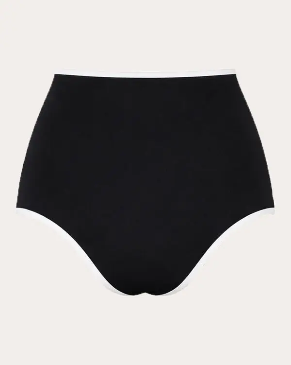 VERDELIMON Oasis High-rise Bikini Bottoms - Black