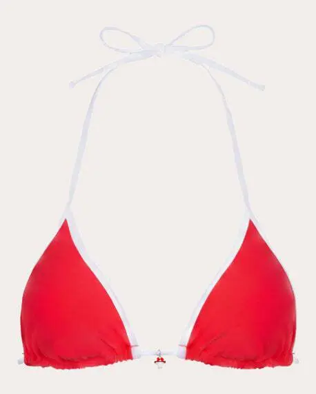 VERDELIMON Moa Triangle Bikini Top - Red