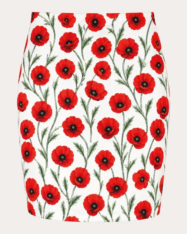 VERDELIMON Floral Mini Pareo - Red