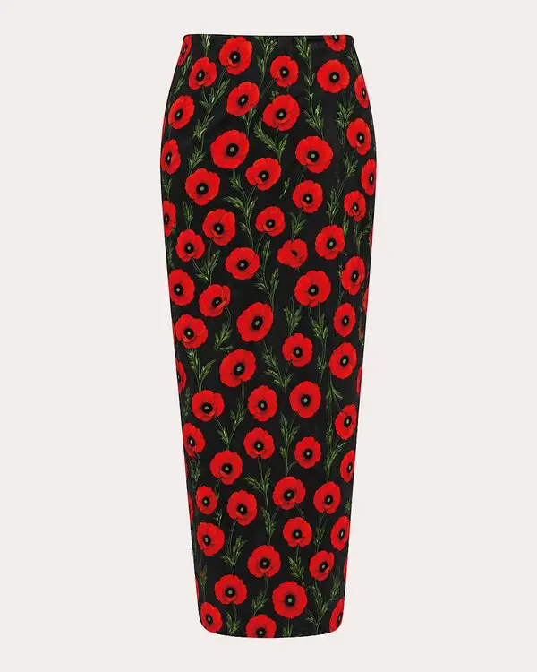 VERDELIMON Floral Pareo - Black