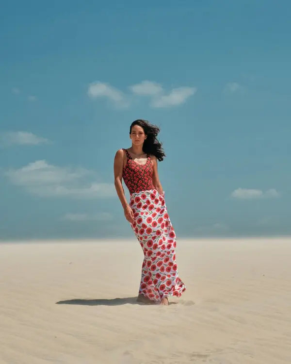 VERDELIMON Acacia Floral Reversible One-piece