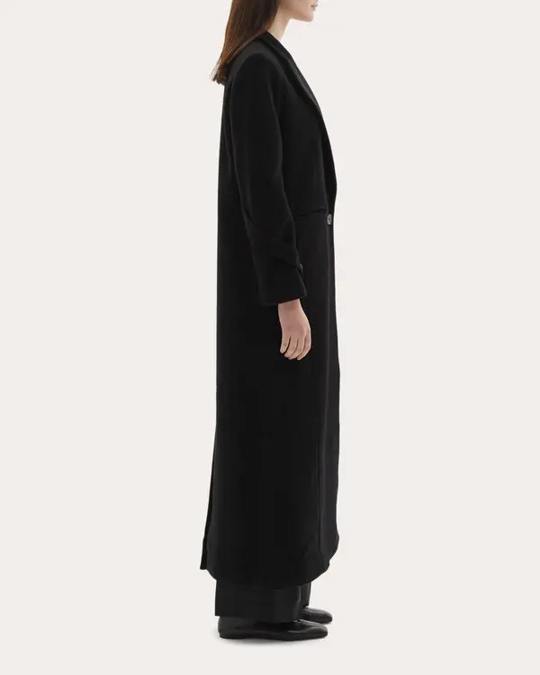JOAEN Mylah Wool Cashmere Single-breasted Coat